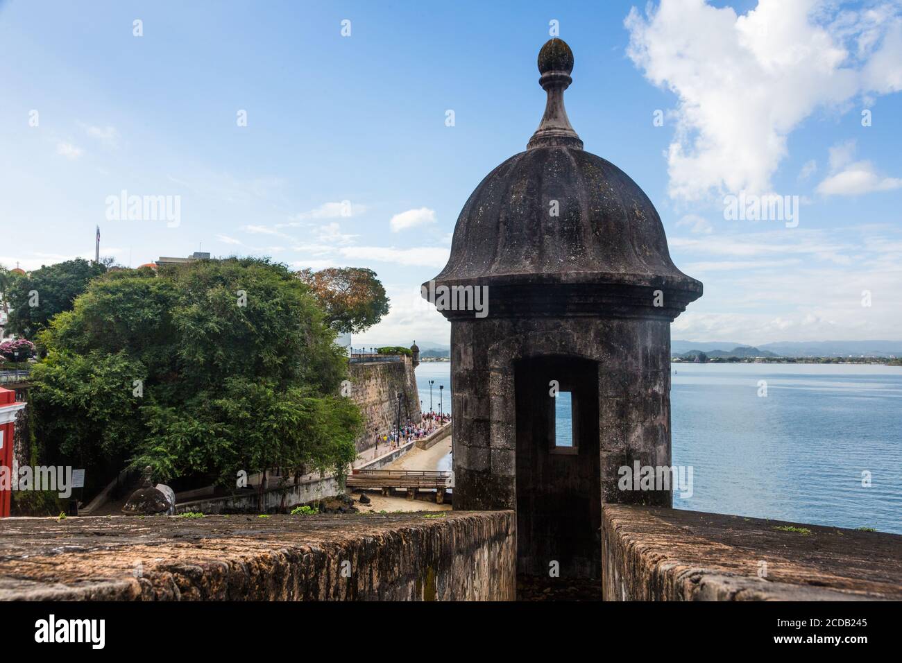 At one time, the city of Old San Juan, Puerto Rico, was surrounded by a ...