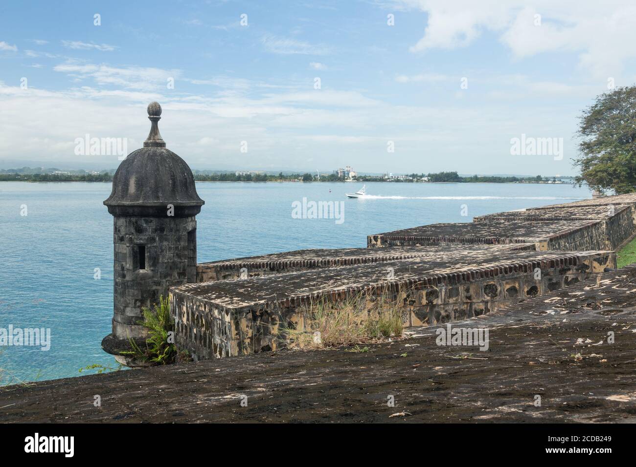 At one time, the city of Old San Juan, Puerto Rico, was surrounded by a ...