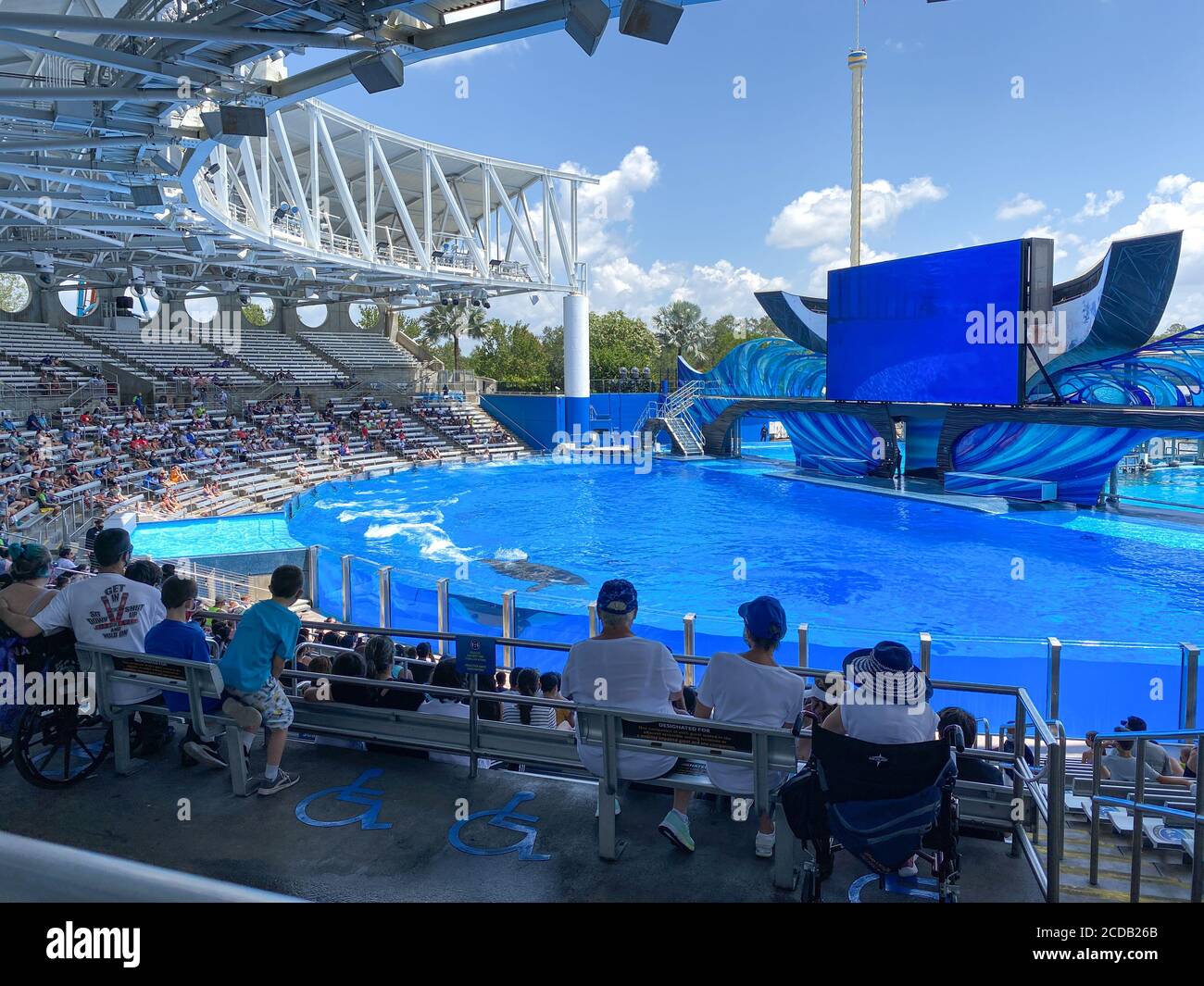Orlando, FL/USA-7/12/20: The Orca or Killer Whale Exhibit at Seaworld ...