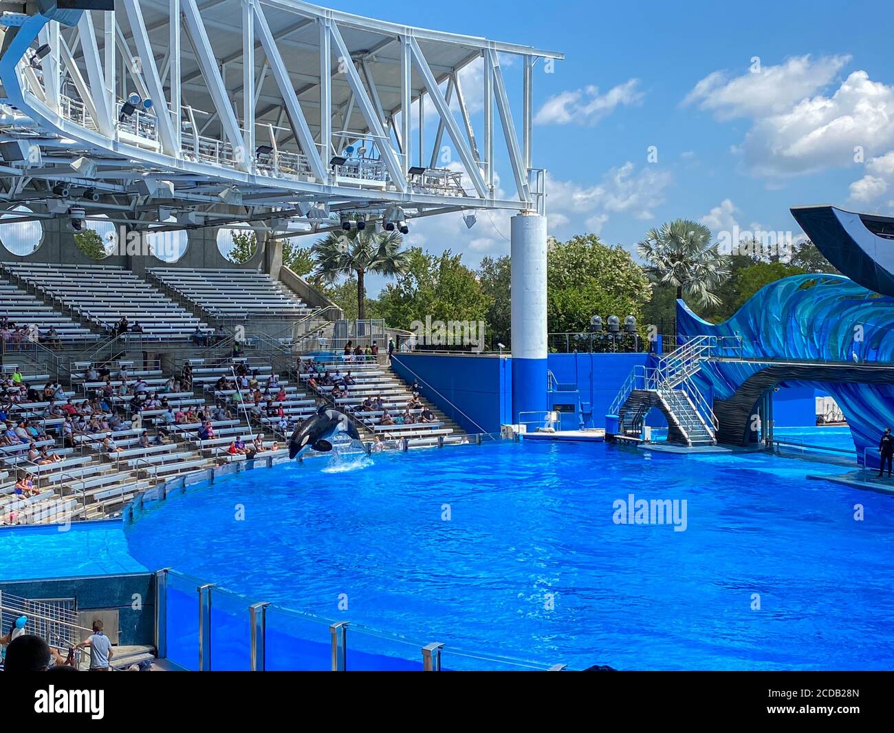 Orlando, FL/USA-7/12/20: The Orca or Killer Whale Exhibit at Seaworld ...