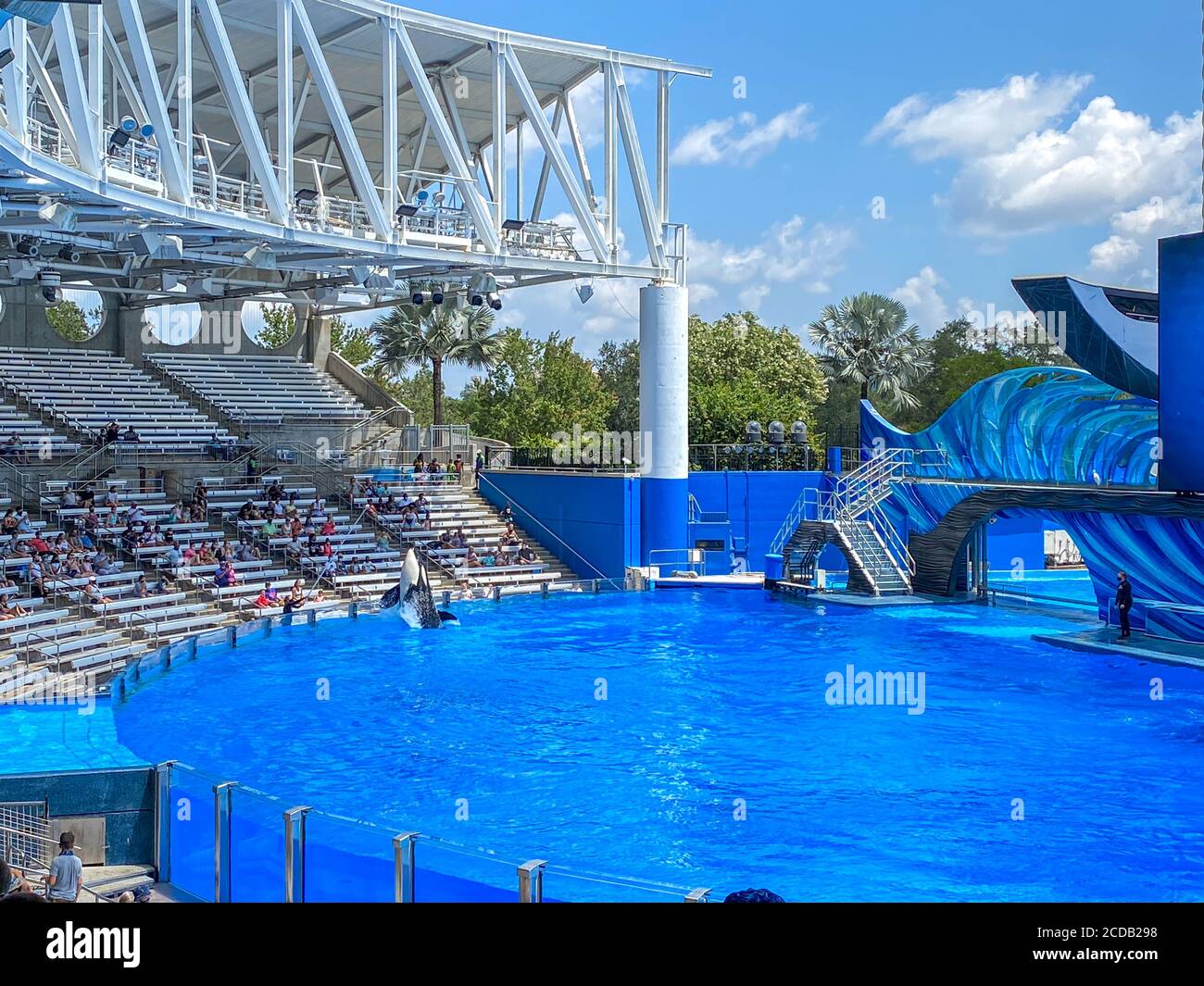 Orlando, FL/USA-7/12/20: The Orca or Killer Whale Exhibit at Seaworld ...