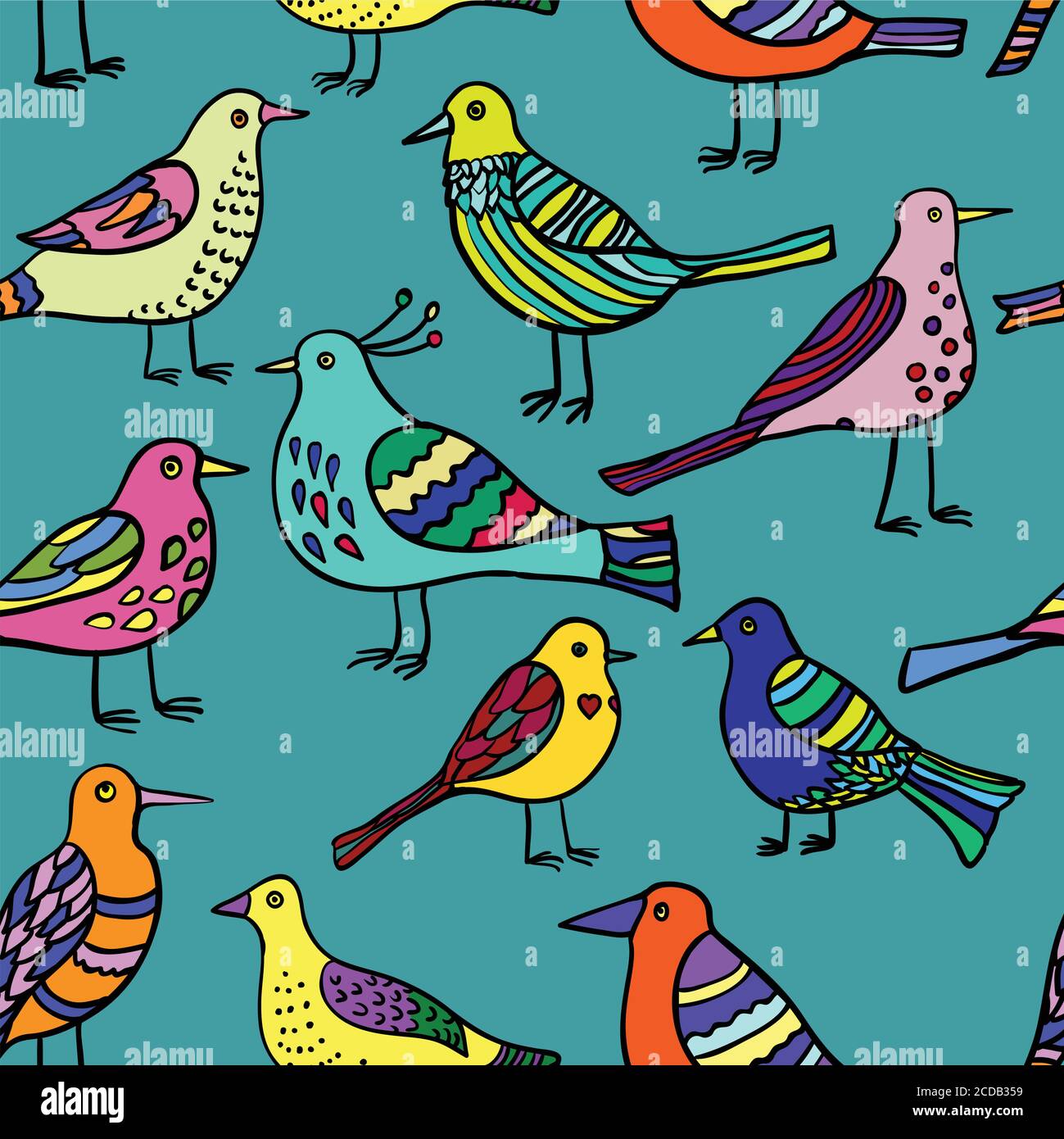 Vintage drawing of baby birds Stock Vector Images - Alamy