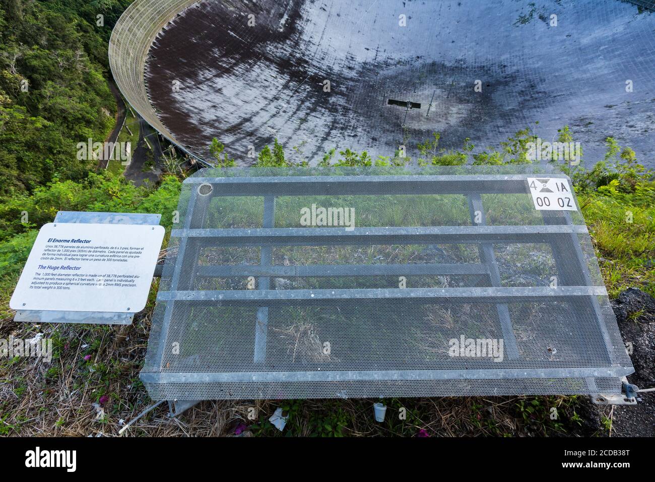 An example of one of the 38,778 perforated 3 foot by 6 foot aluminum ...