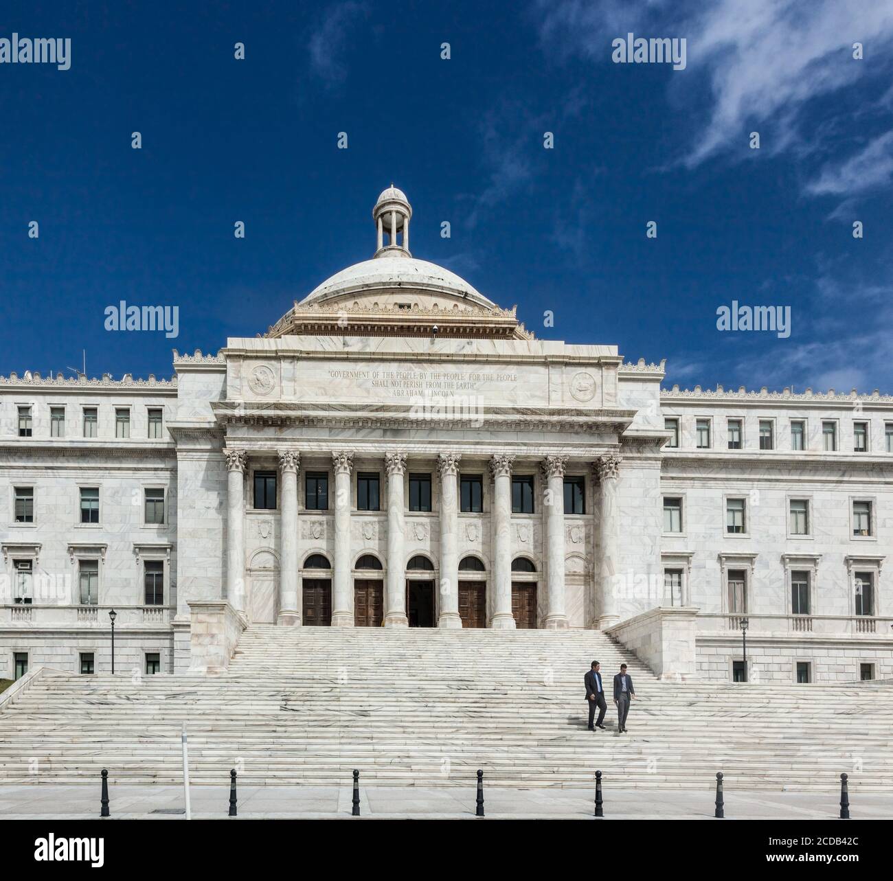 Capitol Building of Puerto Rico, built in Neo-Classical style and ...
