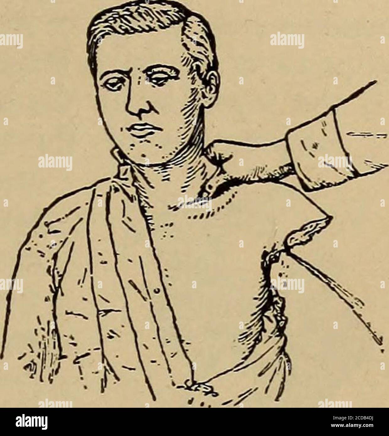 . First aid in illness and injury; . Fig. I06. — Pressure with the ...