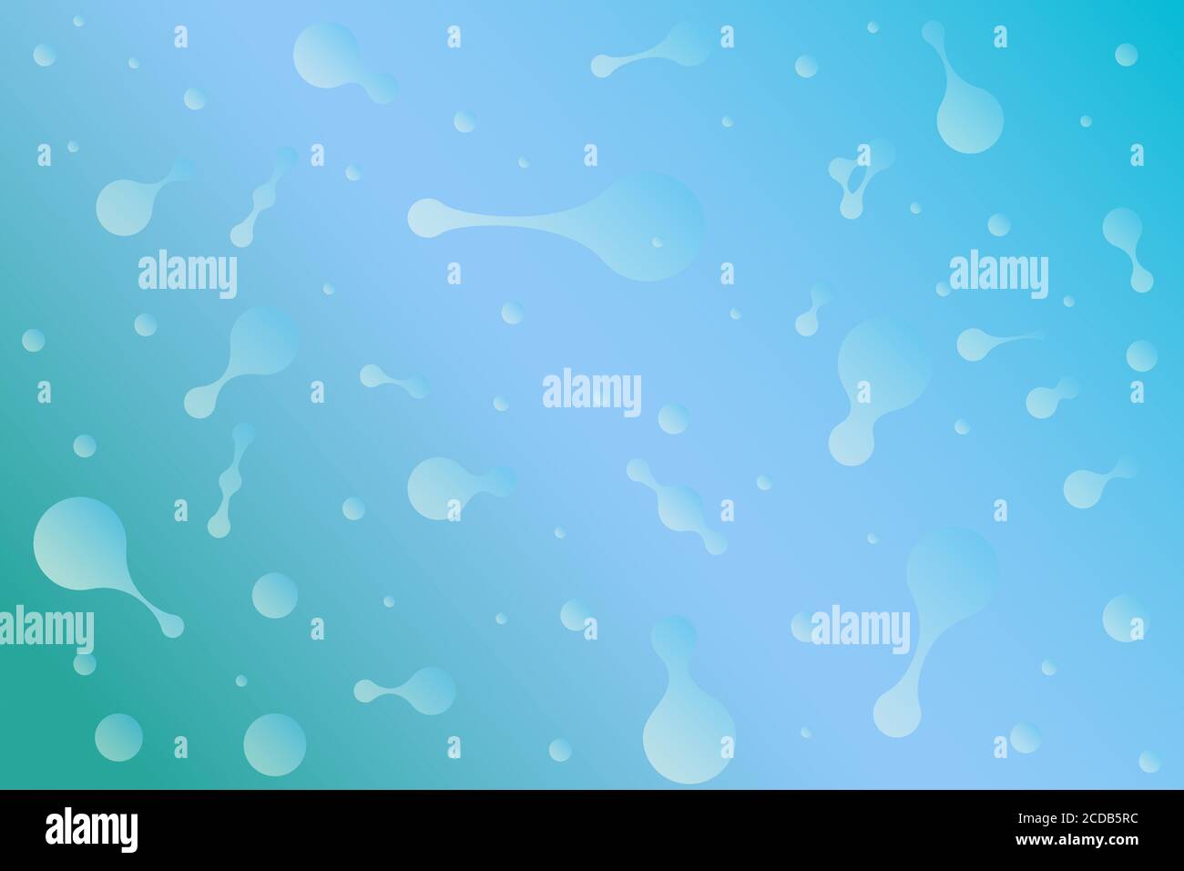 Abstract background of round particles and compounds. Vector image of ...