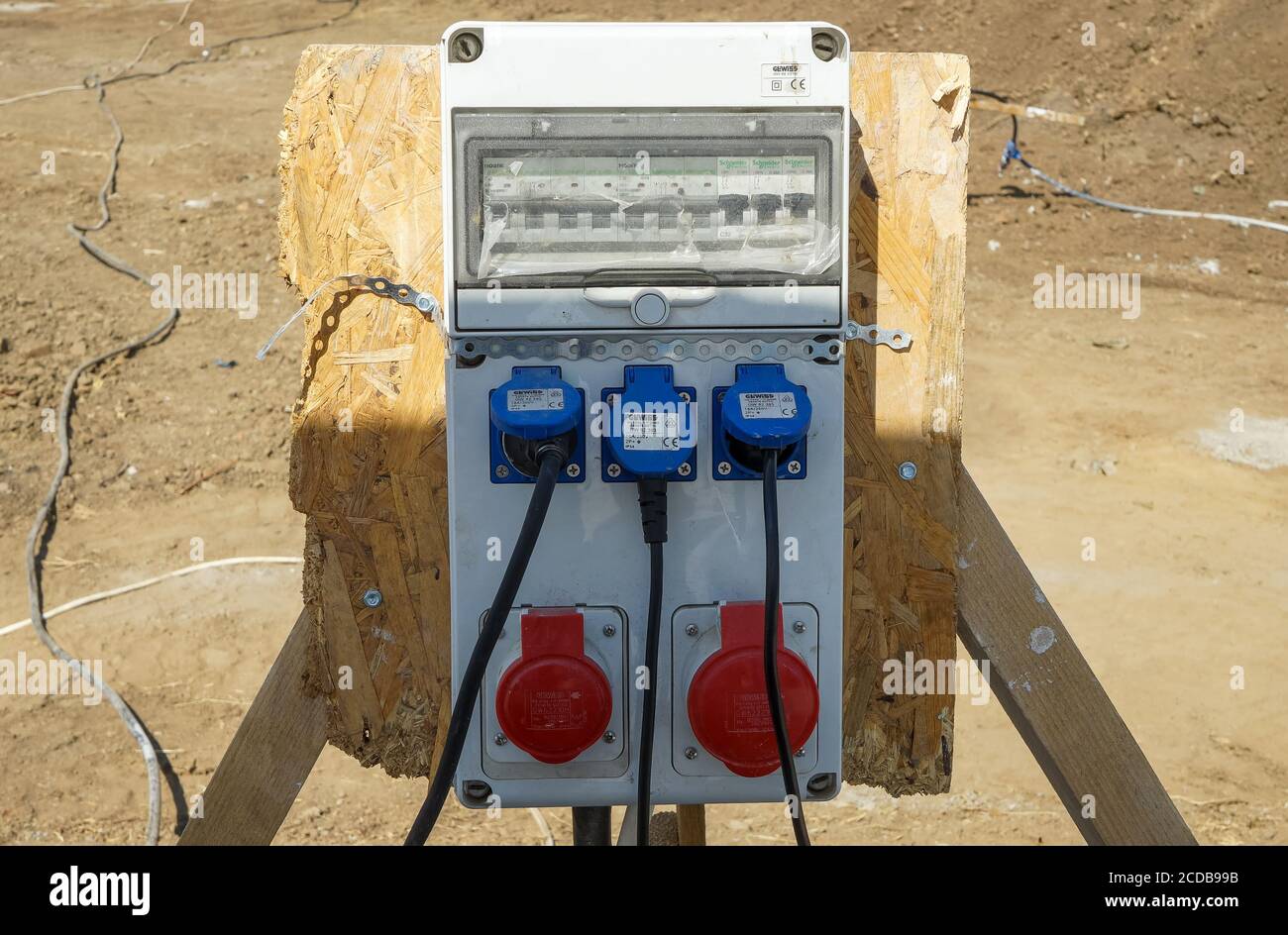 Bucharest, Romania - August 23, 2020 An electric range distribution ...