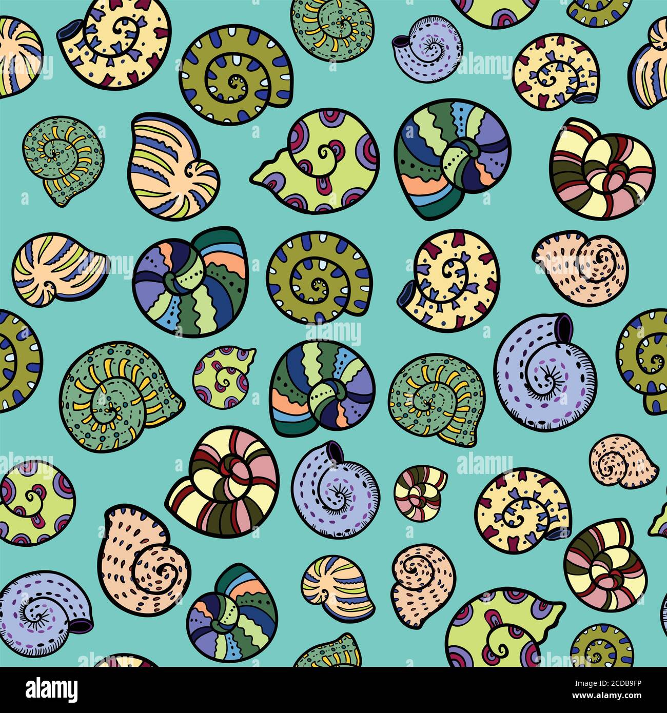 Ornamental shell Stock Vector Images - Alamy