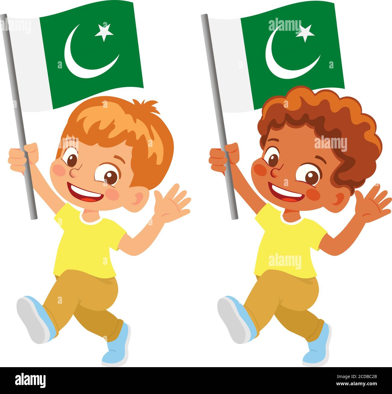 Children of pakistan Stock Vector Images - Alamy