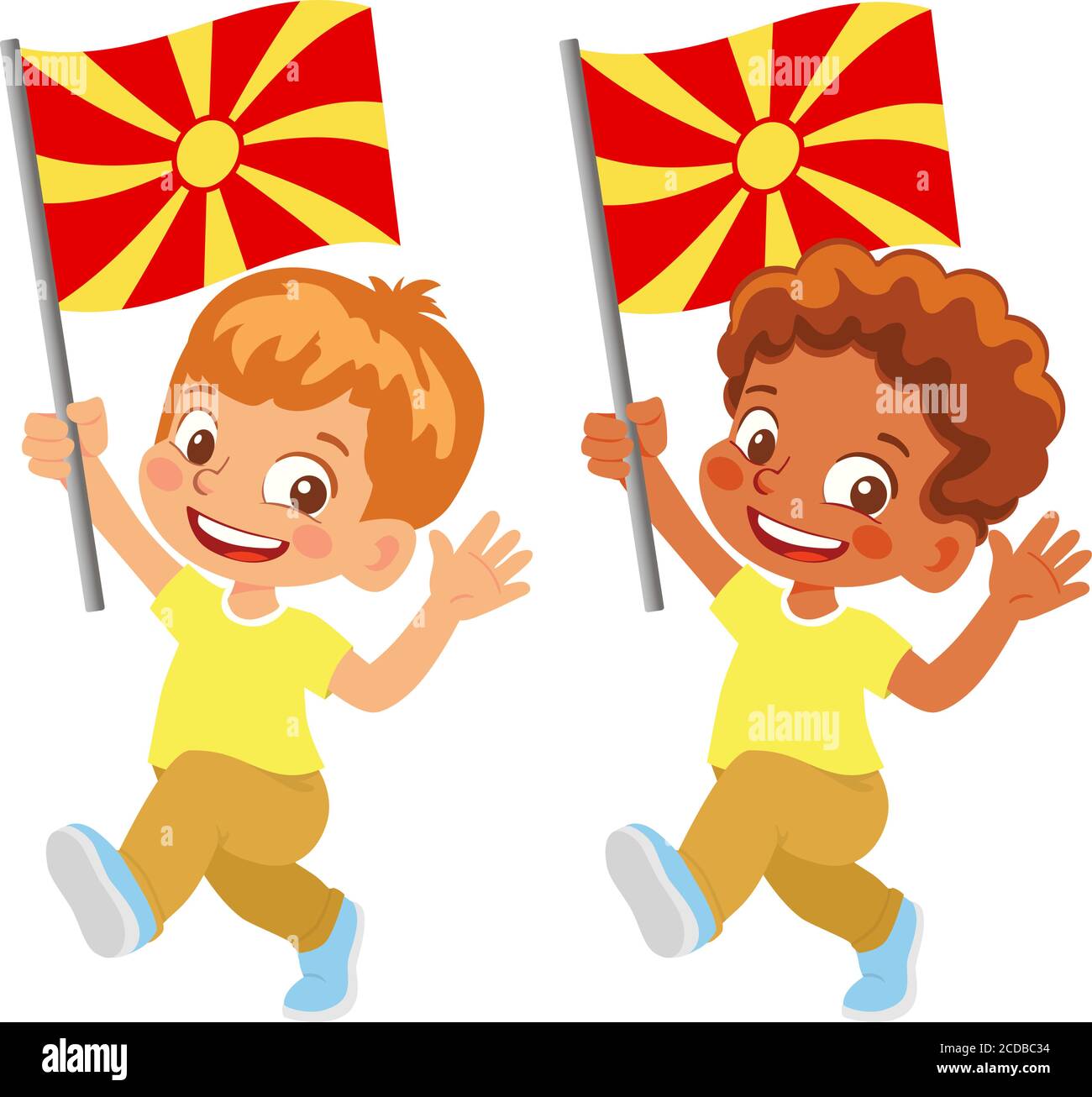 The macedonian boy Stock Vector Images - Alamy