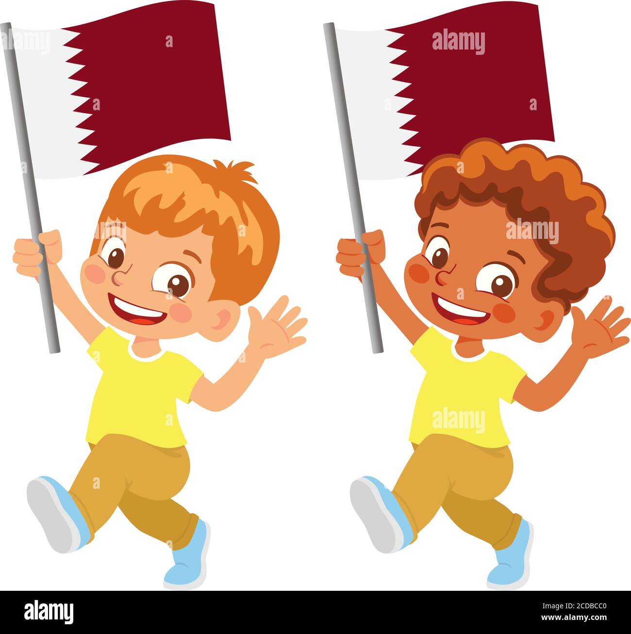 Qatar boy Stock Vector Images - Alamy