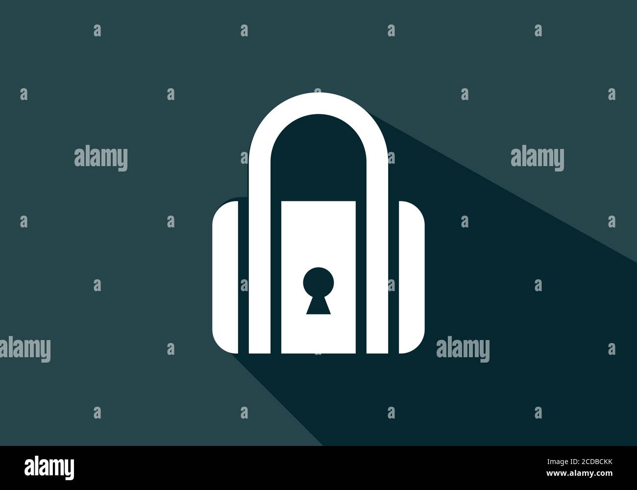 Lock icon. Security logo for mobile and web. Lock logo sign symbol ...