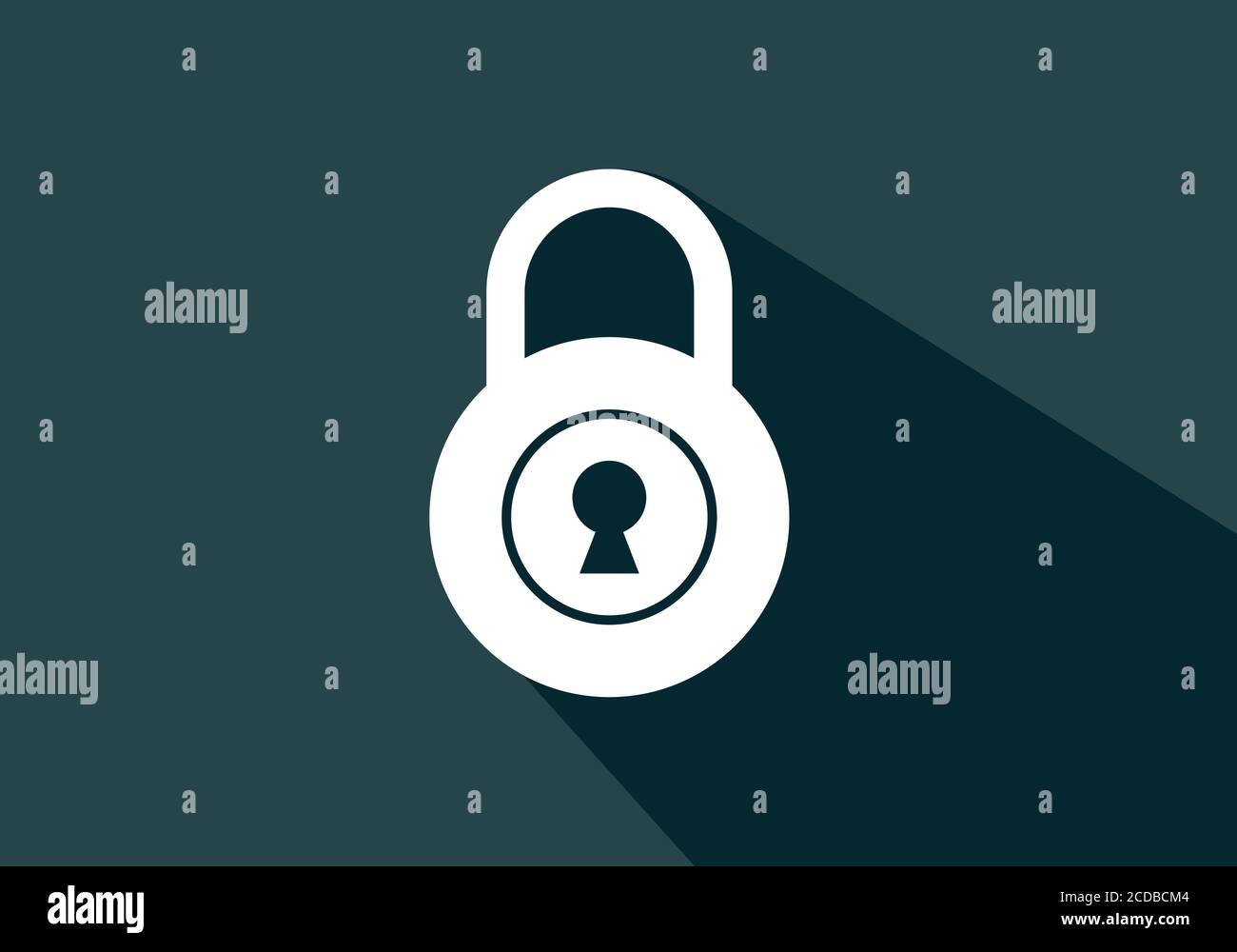 Lock icon. Security logo for mobile and web. Lock logo sign symbol ...