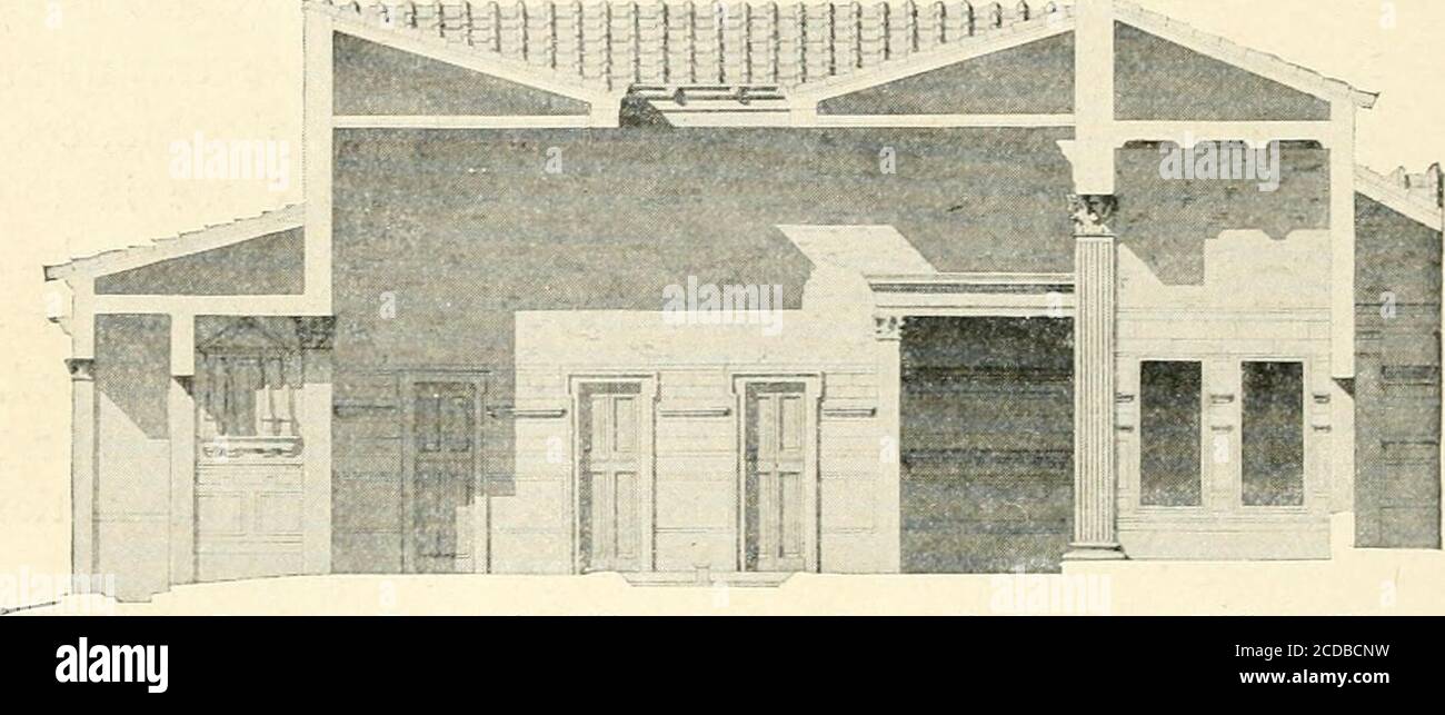 Pompeii atrium peristyle hi-res stock photography and images - Alamy