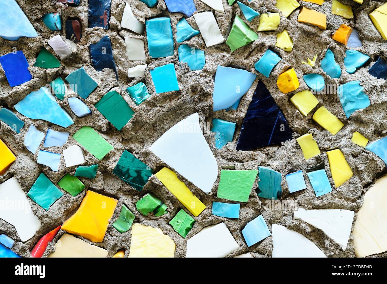 Abstract texture from pieces of shattered mosaic different color Stock ...