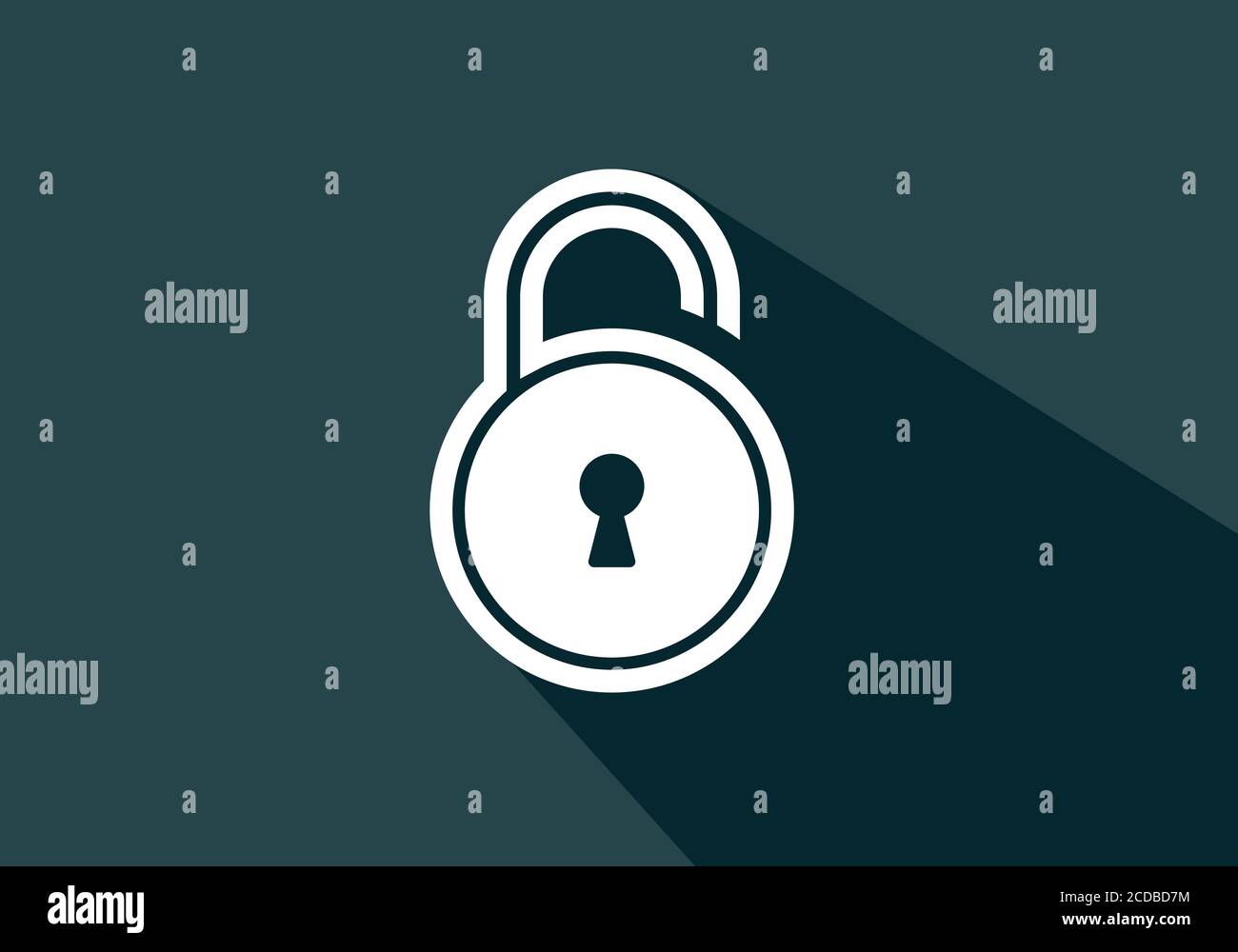 Lock icon. Security logo for mobile and web. Lock logo sign symbol ...