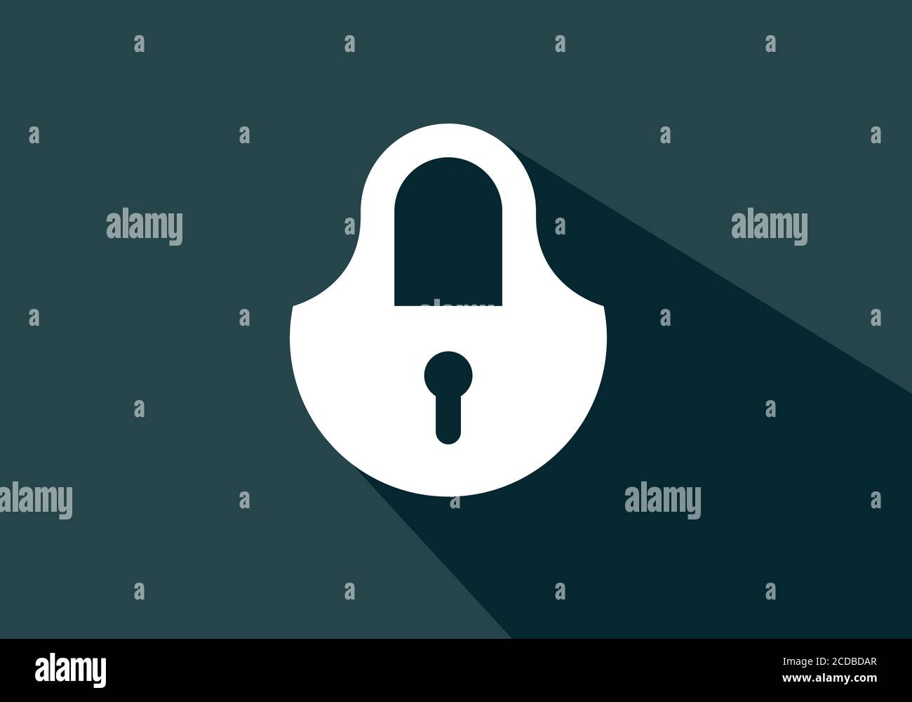 Lock icon. Security logo for mobile and web. Lock logo sign symbol ...