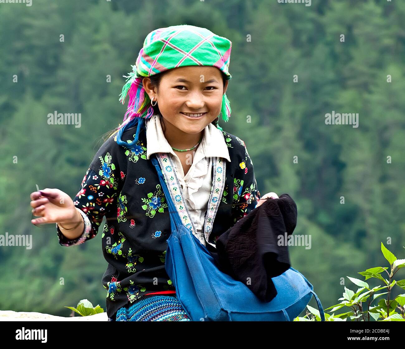 Hmong, cute, highland children, Vietnam Stock Photo - Alamy