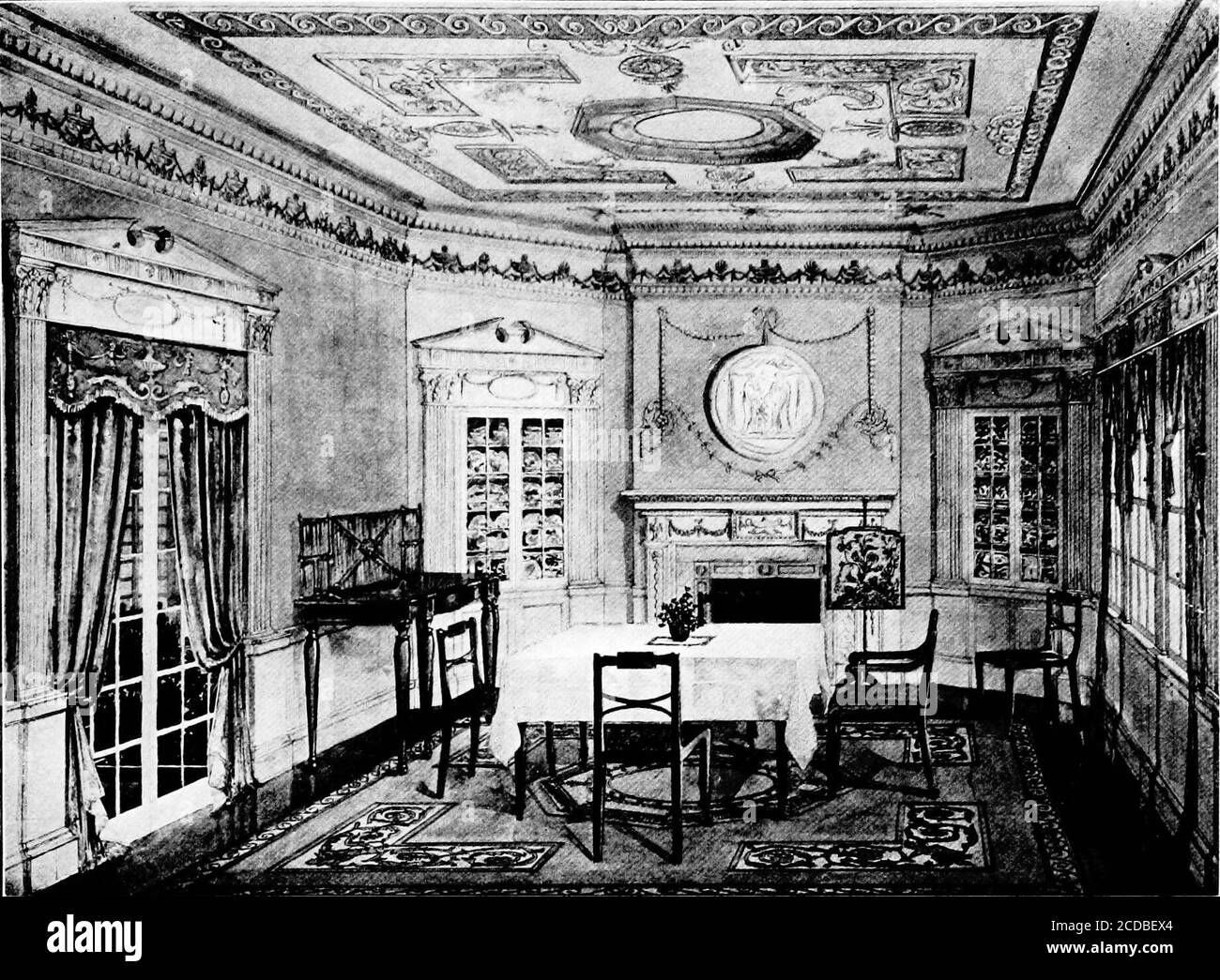 . The room beautiful; a collection of interior illustrations showing ...
