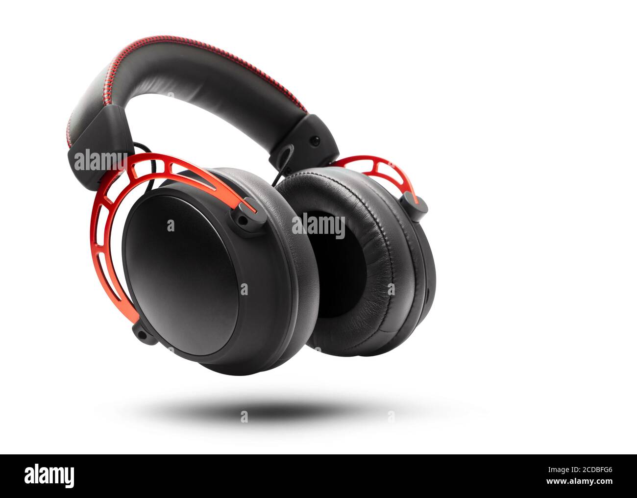 High-quality headphones on a white background. Headphone product photo ...