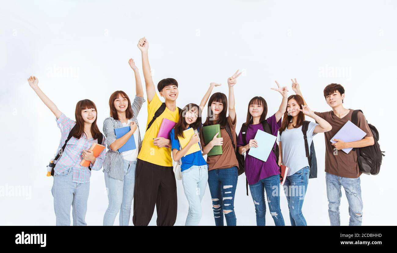 Student standing class hi-res stock photography and images - Alamy