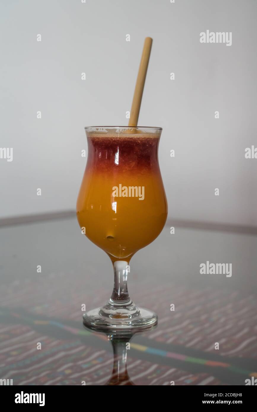 A delicious fresh fruit drink of tamarind and raspberry juices. Oaxaca ...