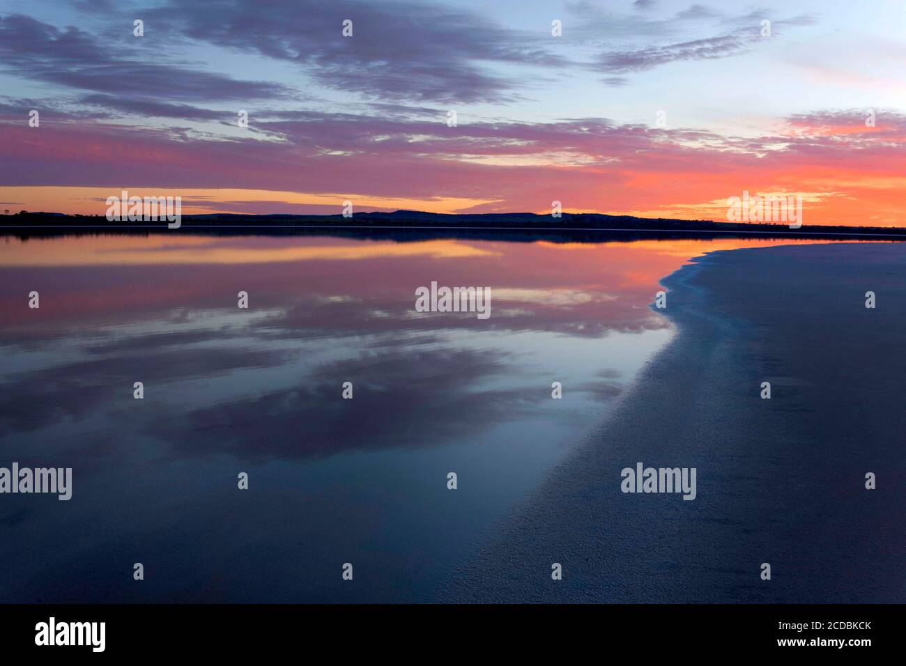 Lake Ninan Salt Lake, Victoria Plains, Western Australia Stock Photo ...