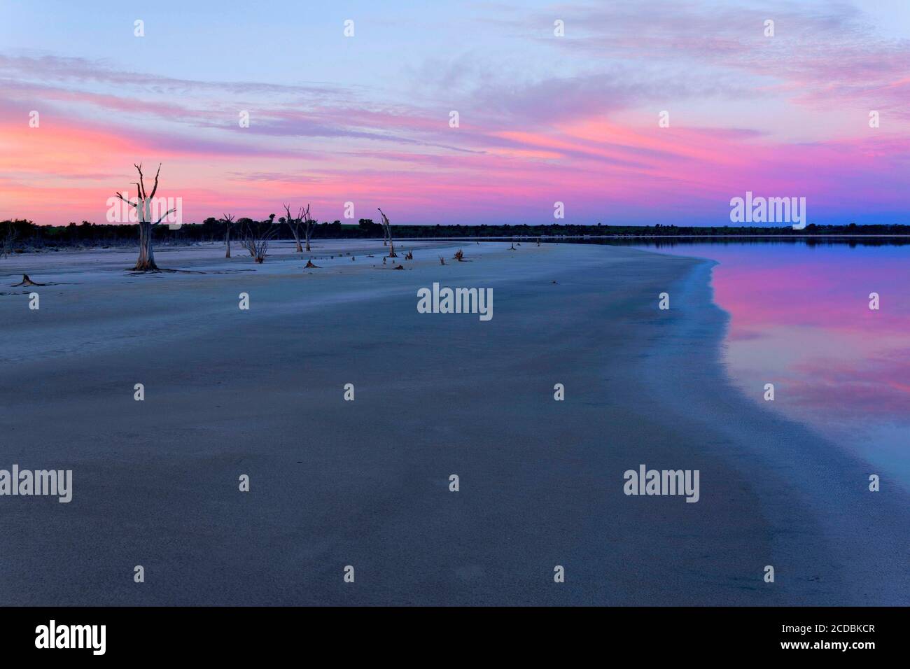 Lake Ninan Salt Lake, Victoria Plains, Western Australia Stock Photo ...