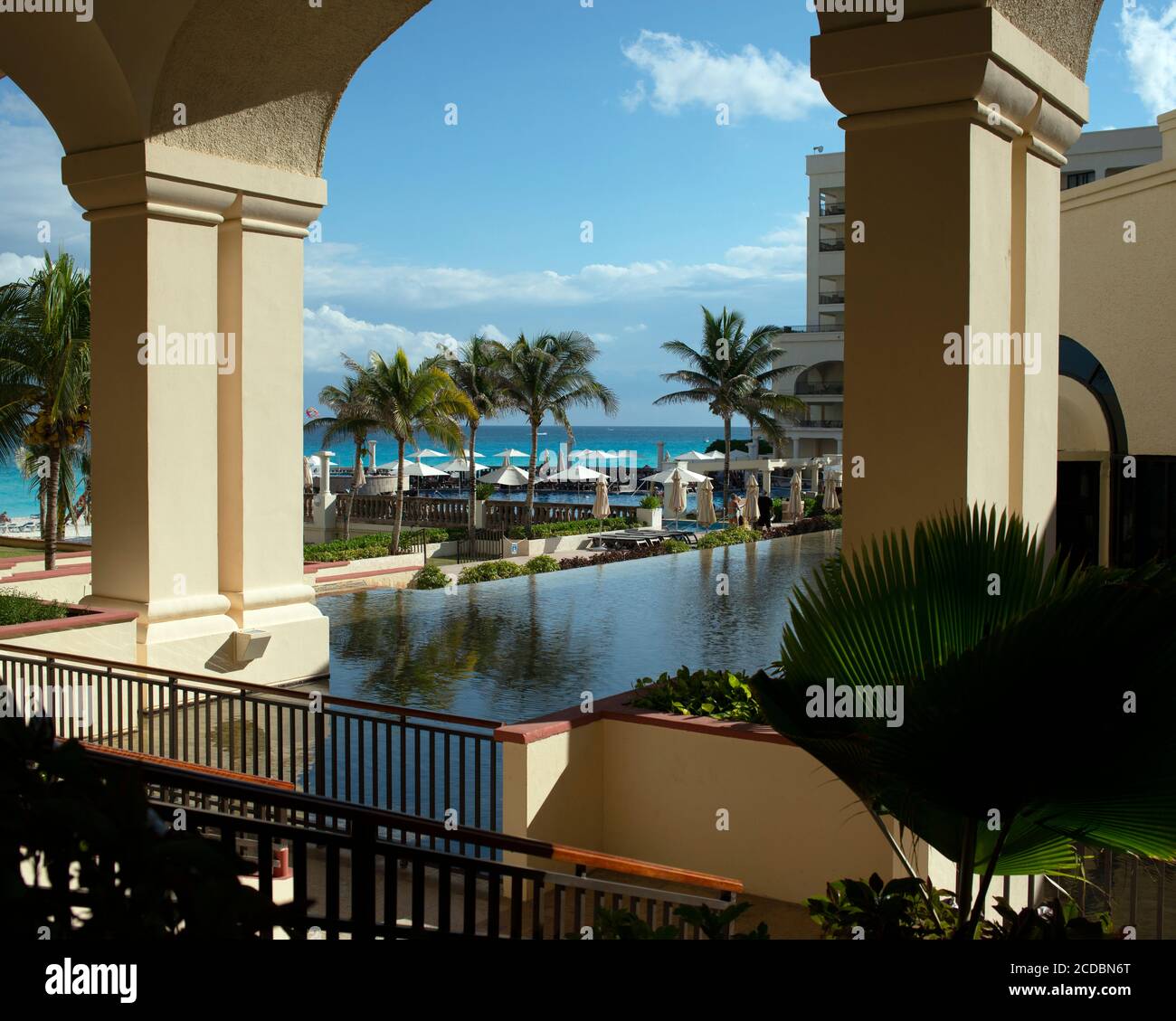 A luxury hotel in Cancun, Quintana Roo, Yucatan Peninsula, Mexico Stock ...