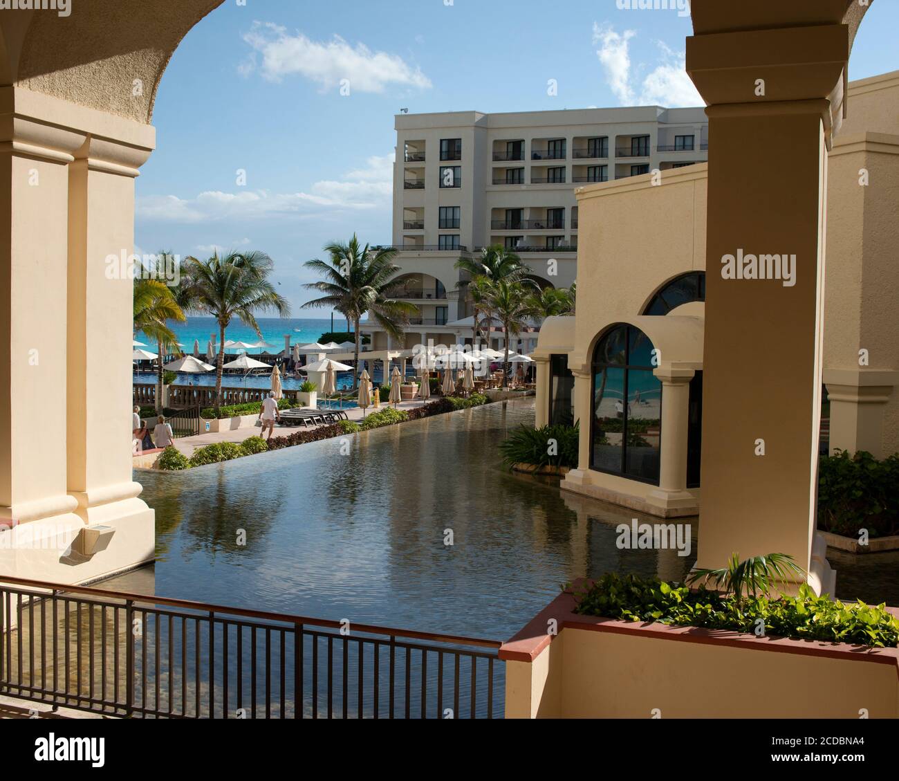 A luxury hotel in Cancun, Quintana Roo, Yucatan Peninsula, Mexico Stock ...