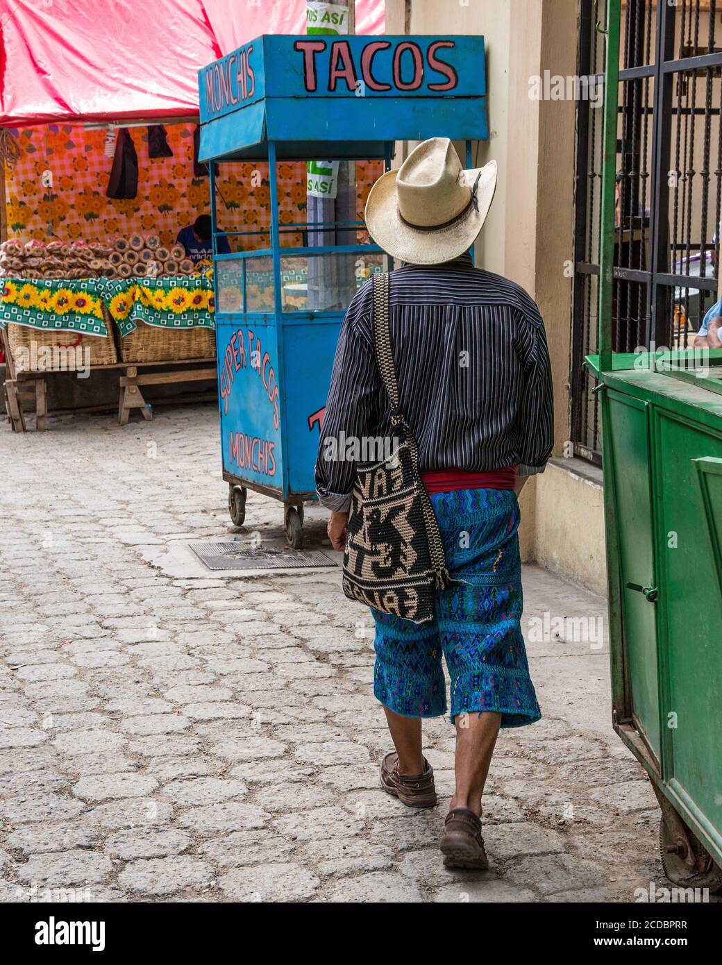Mayan man in traditional dress from Santa Catarina Palopo, Guatemala ...
