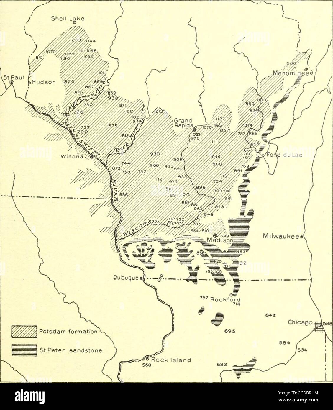 Benton map hi-res stock photography and images - Alamy