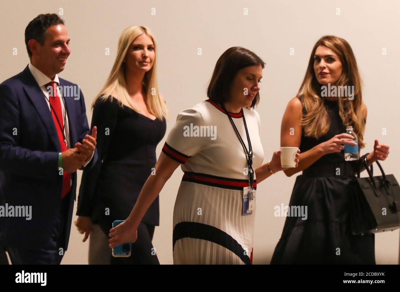 Washington, USA. 27th Aug, 2020. Ivanka Trump and Hope Hicks, Former White House Communications ...