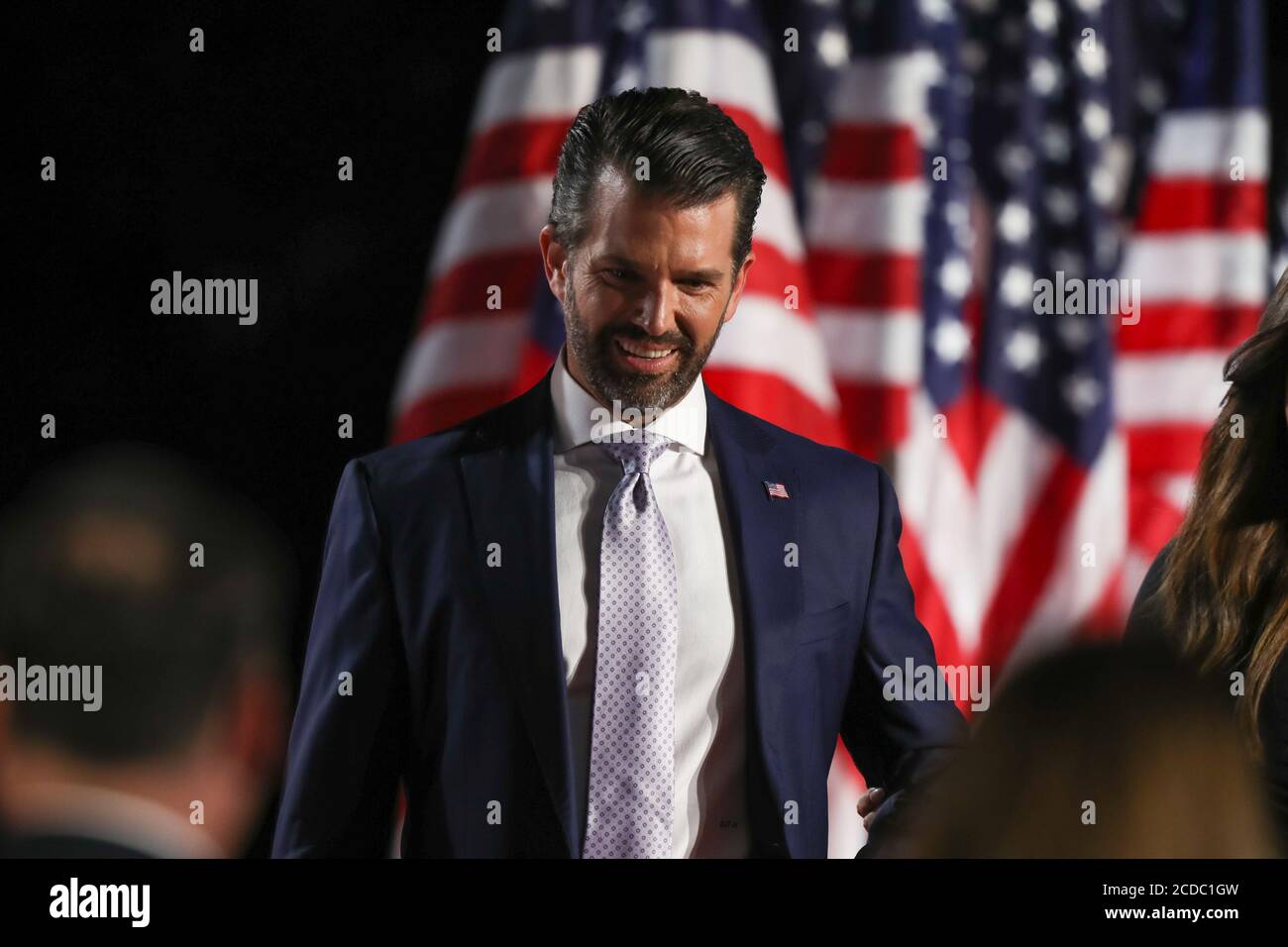 Washington, USA. 27th Aug, 2020. Donald Trump Jr. arrives in the ...