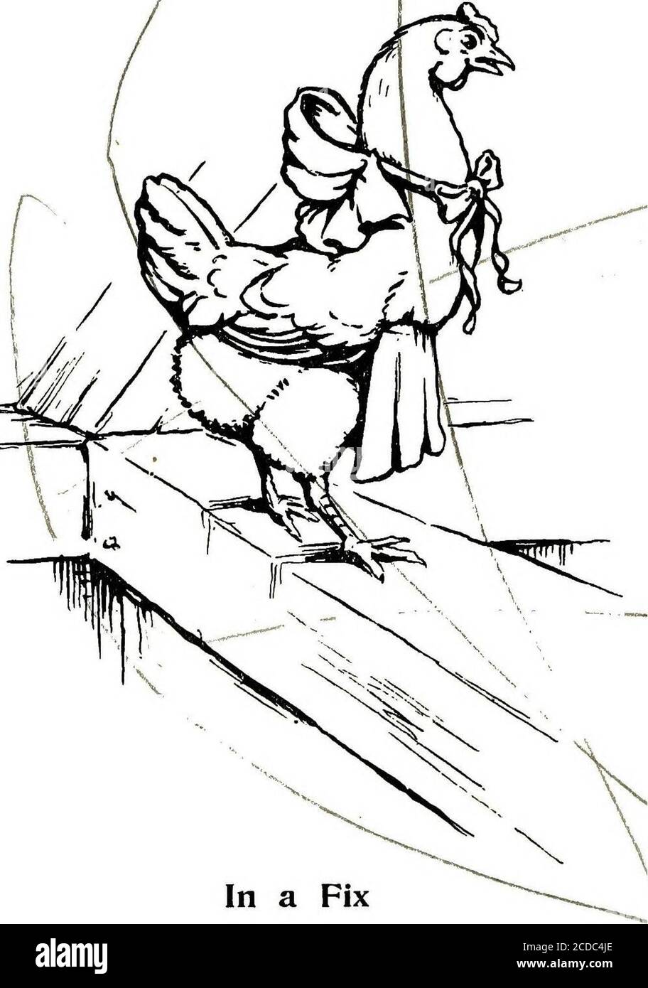 Little Red Hen Clipart Black And White