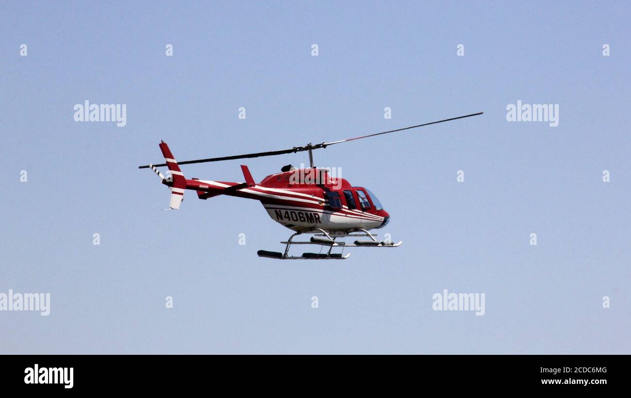 2007 BELL HELICOPTER TEXTRON CANADA 206L-4, Registration N406MR, seen ...