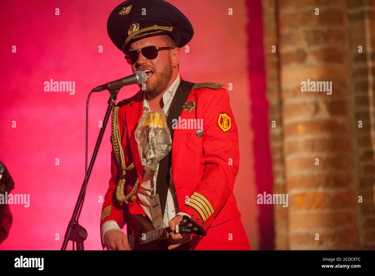 Ferrara, Italy. 27th Aug, 2020. Second day of Ferrara Buskers Festival ...