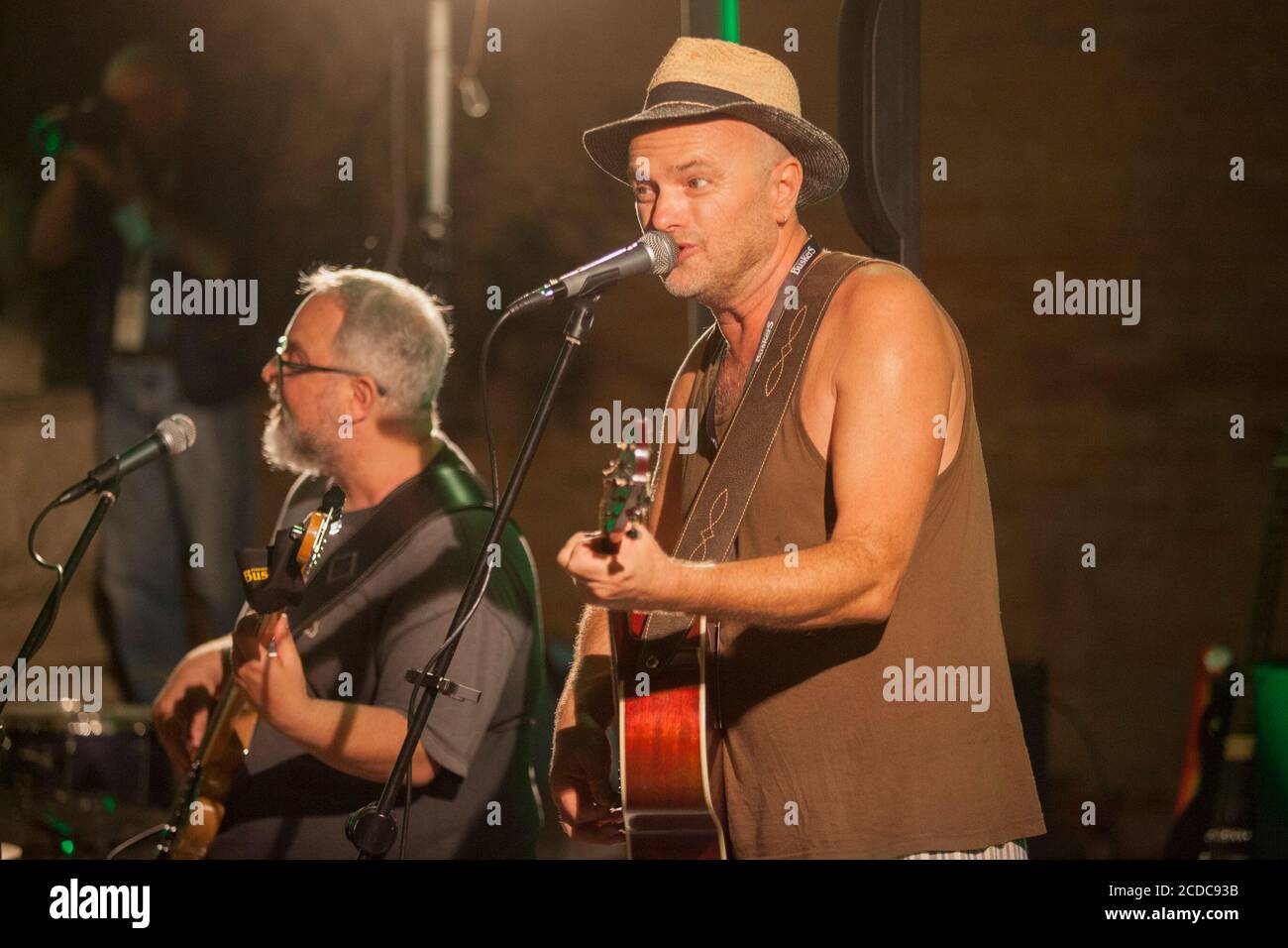 Ferrara, Italy. 27th Aug, 2020. Second day of Ferrara Buskers Festival ...