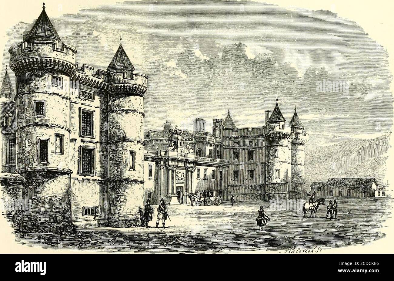 Holyrood house 1745 hi-res stock photography and images - Alamy