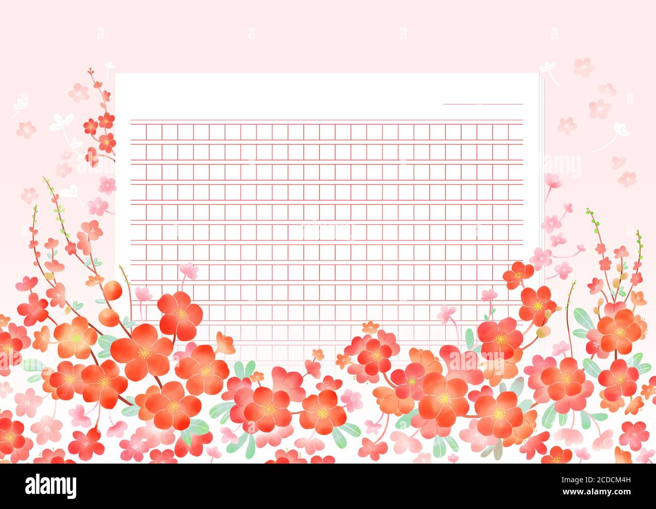 Floral frame banner design. flowers square frame background ...