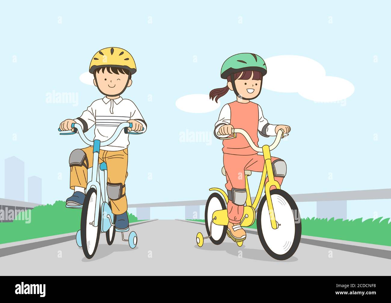 children safety education concept illustration 005 Stock Vector Image ...