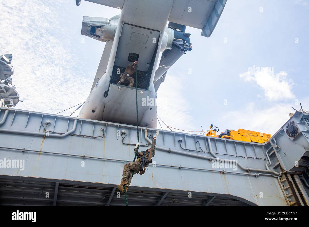 PHILIPPINE SEA (Aug. 23, 2020) Marines with the Maritime Raid Force ...