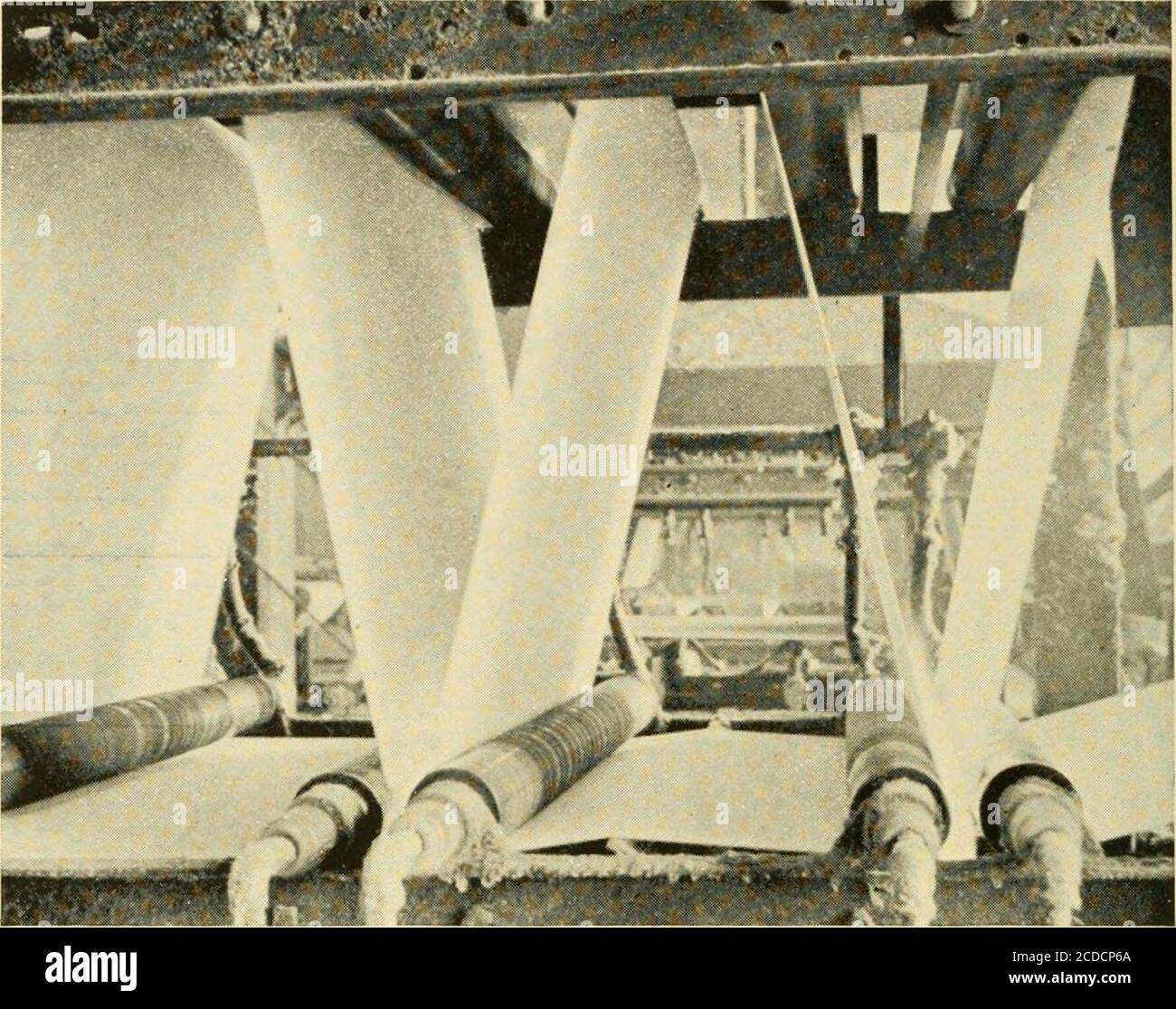 . Cotton and cotton manufacture . Singeing. y Stock Photo - Alamy