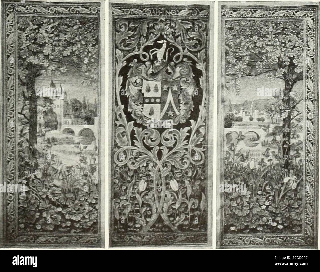 . Studio international . guage painted tapestry screen he does so in ...