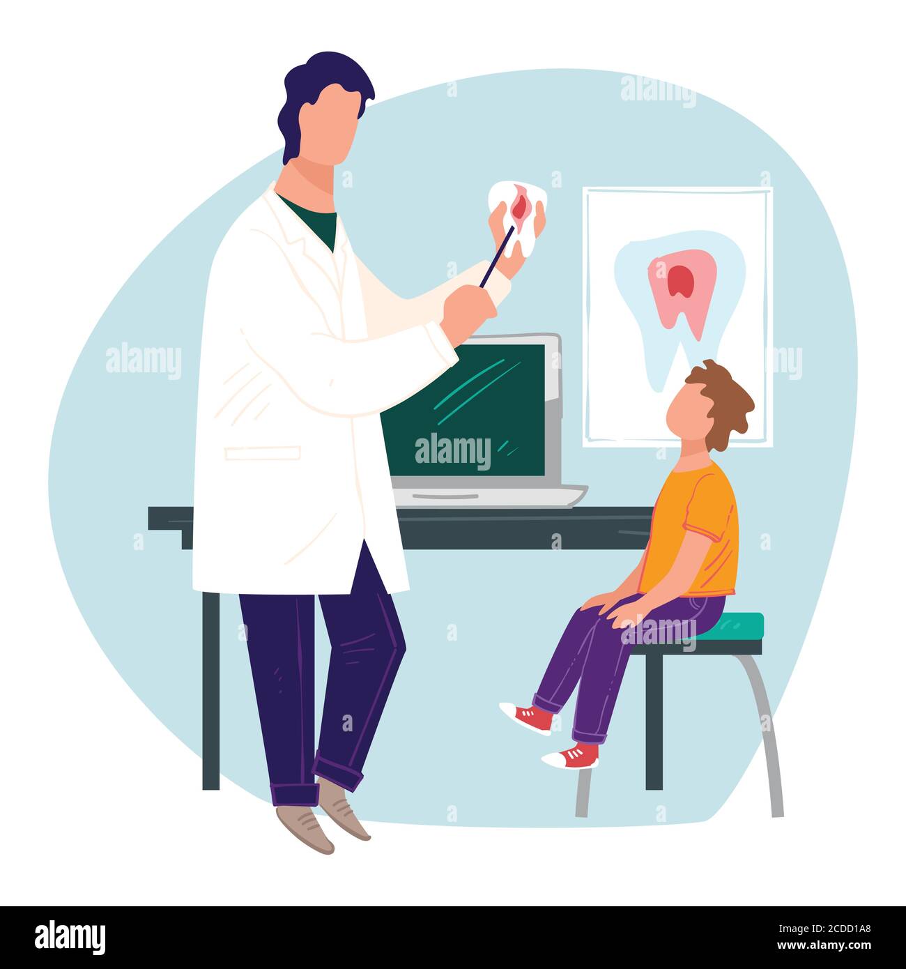 Kids dentistry Stock Vector Images - Alamy