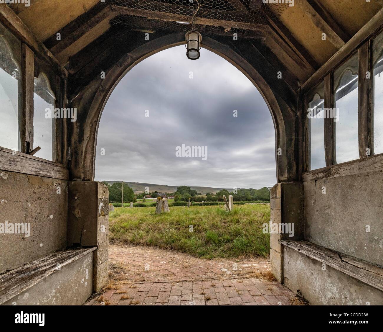 St Andrews Church, Beddingham Stock Photo - Alamy