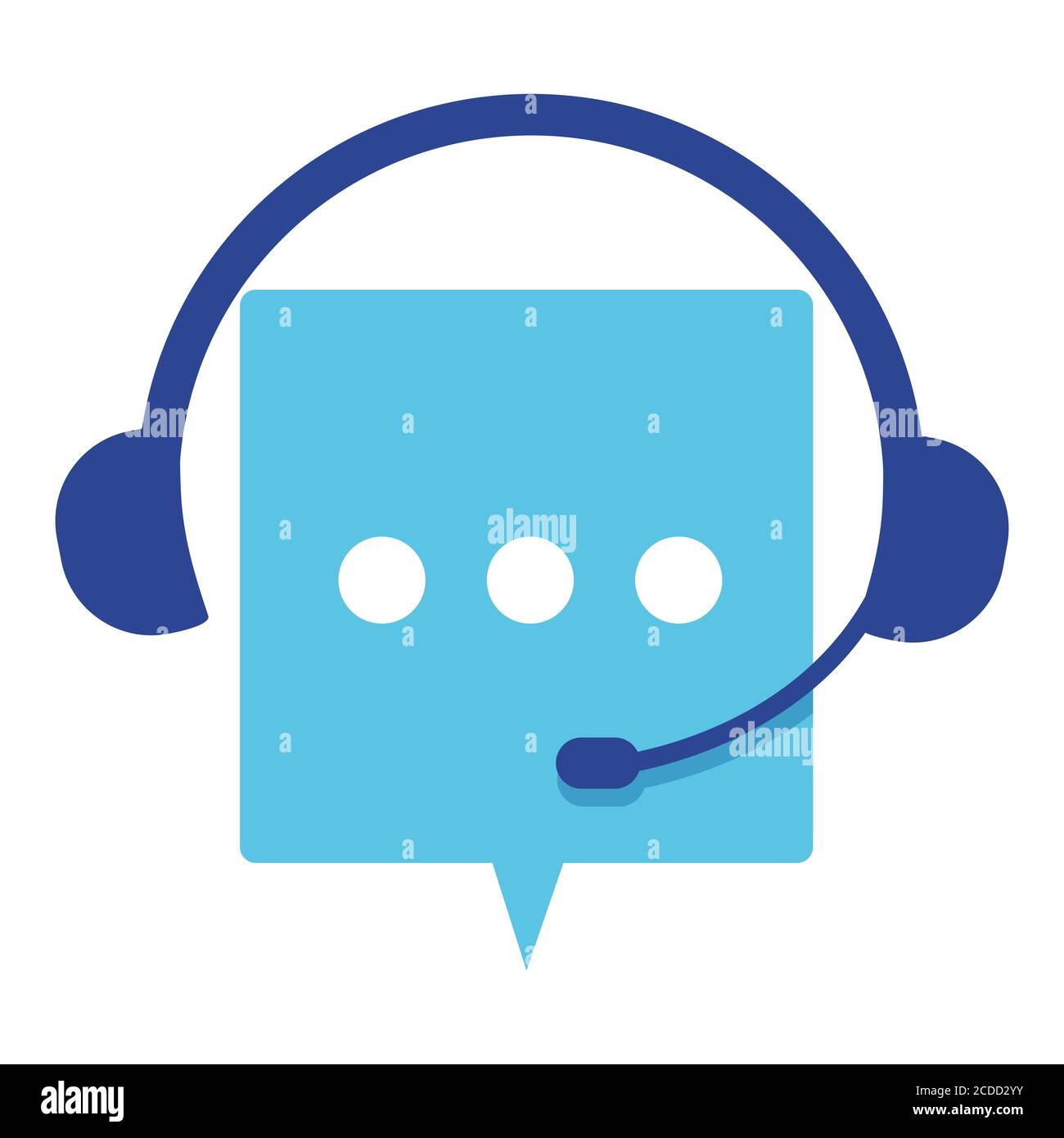 Computer it support worker talking Stock Vector Images - Alamy