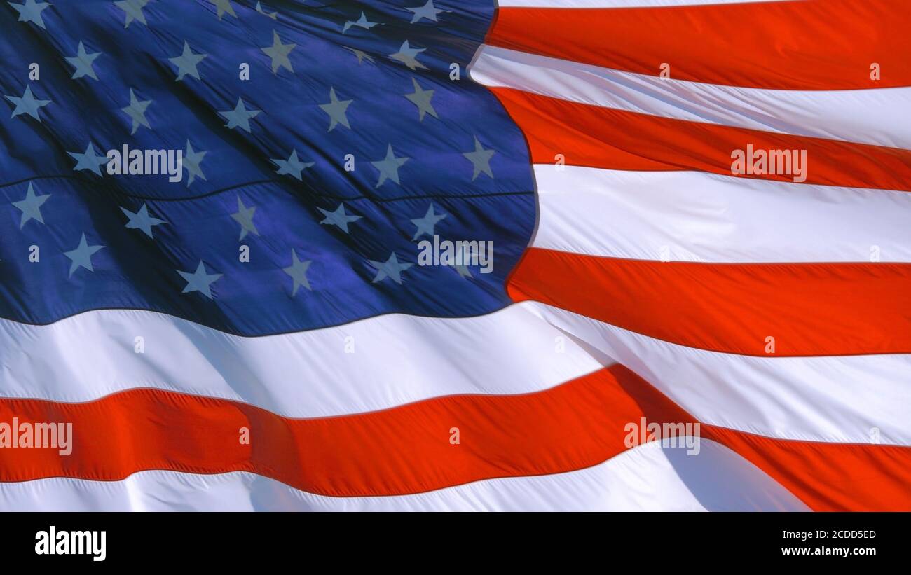 Waving American Flag High Resolution