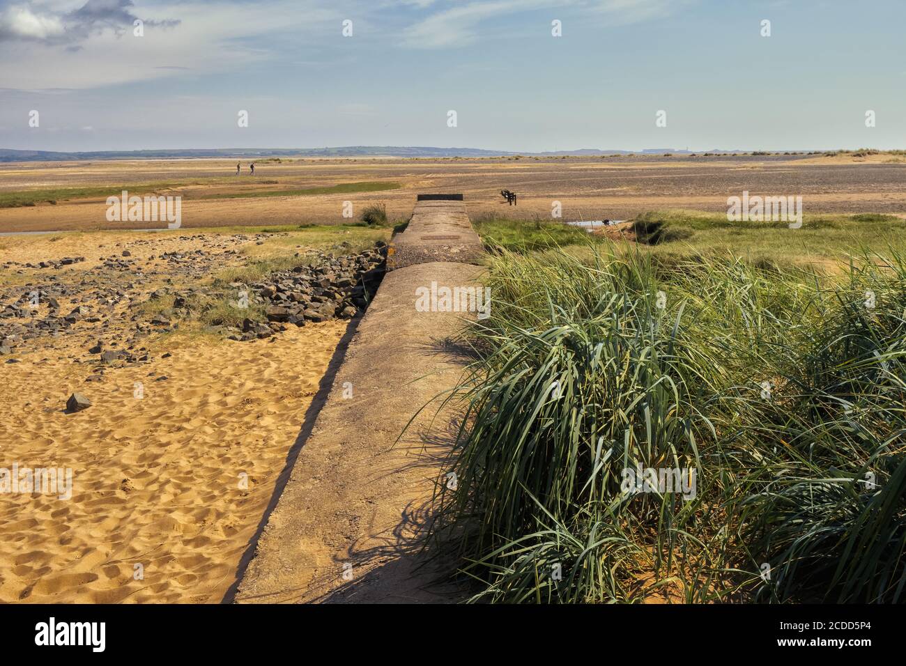The village of Haverigg lies on the Duddon Estuary a short distance ...
