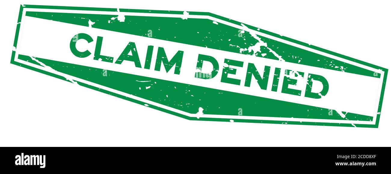 Insurance claim rejected Stock Vector Images - Alamy